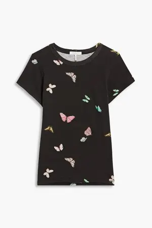 Rag & Bone Printed Pima Cotton-jersey T-shirt