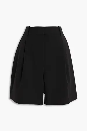 Women's Black Wool Shorts