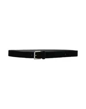 Giorgio Armani Velvet Belt - Black