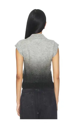 ALIGNE Lexi Knitted Polo Top - Grey