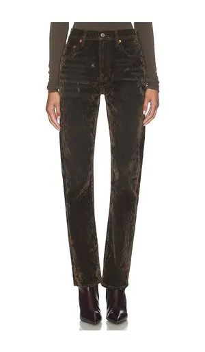 Women's Brown Velvet Jeans