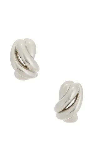 ROXANNE ASSOULIN Knot Earrings - Silver