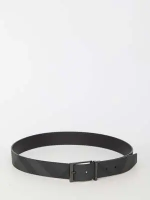 Burberry Burberry Reversible Check Belt - Grey