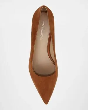 Veronica Beard Rita Suede Pumps - Brown