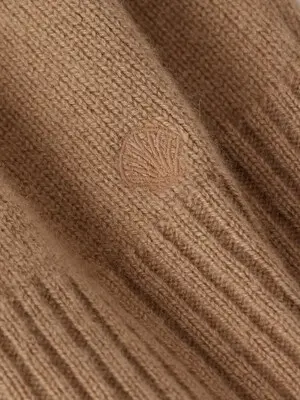 Loulou De Saison Anton Embroidered Cashmere Sweater - Brown