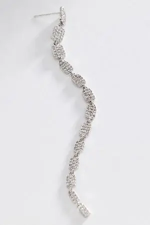 Anthropologie Crystal Cascade Earrings