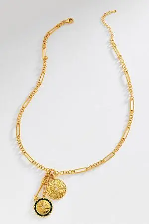 ANTHROPOLOGIE Celestial Pendant Necklace