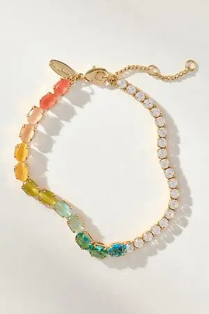 Anthropologie Crystal Stone Bracelet - Multi
