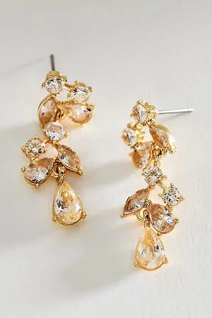 Anthropologie Drop Earrings - Clear
