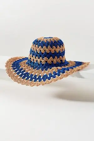 San Diego Hat Julep Crochet Hat - Blue