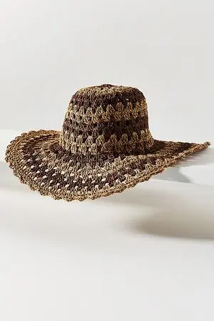 San Diego Hat Julep Crochet Hat Brown