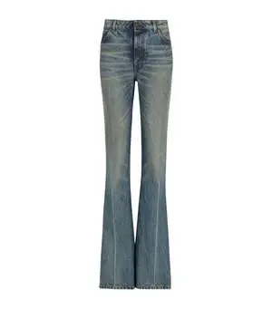 Balmain Faded Flared Jeans