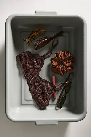 Free People This Or That Lace Plunge Triangle Bralette - Brownstone