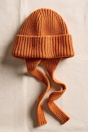 CLOIMH Wool Ear Flap Beanie