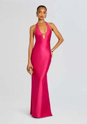 SHANI SHEMER Sienna Maxi Dress - Fuchsia