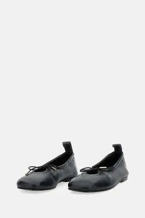 ALOHAS Rosalind Leather Ballet Flats - Black