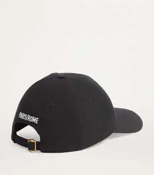 Valentino Garavani Cotton Baseball Cap - Black