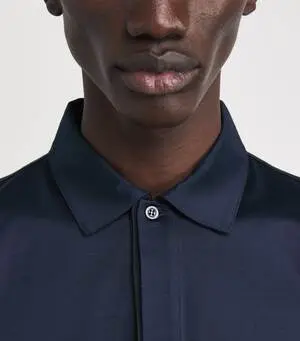 Canali Mercerised Cotton Polo Shirt