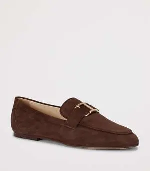 TOD'S Leather Moccasins - Brown