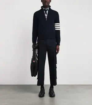 Thom Browne 4-bar Stripe Shirt - Blue