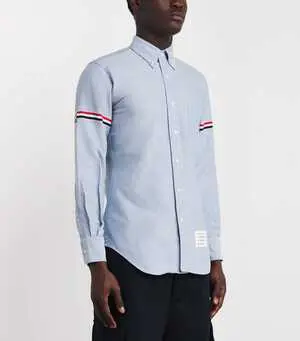 Thom Browne 4-bar Stripe Shirt - Blue