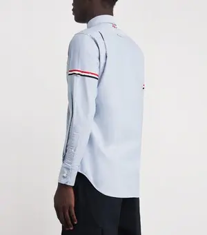 Thom Browne 4-bar Stripe Shirt - Blue