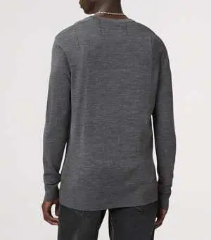 ALLSAINTS Mode Merino Wool Sweater - Grey