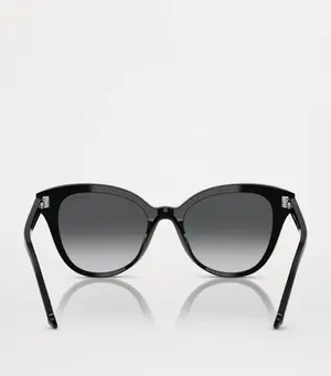 SWAROVSKI Acetate Sk6031 Sunglasses - Black