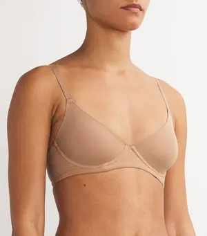 SKIMS Fits Everybody Unlined Demi Bra - Brown