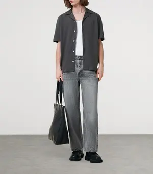 ALLSAINTS Cotton Hudson Shirt - Grey