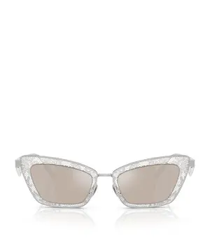 Dolce & Gabbana Square Frame Sunglasses - White