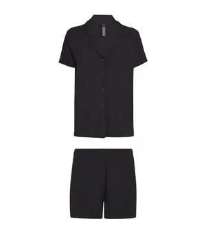 SKIMS Soft Lounge Short Pyjamas - Black