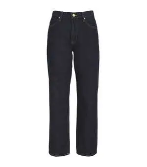 FRAME The Hang Straight Leg Jeans - Black