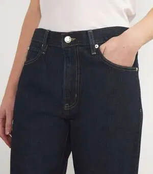 FRAME The Hang Straight Leg Jeans - Black