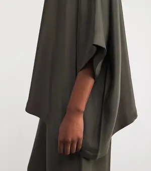 Eskandar Silk Boat-neck Tunic