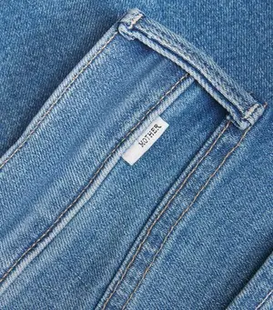 MOTHER The Rambler Zip Ankle Jeans - Blue