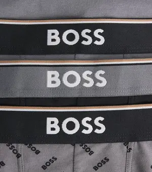 BOSS Cotton-stretch Power Trunks - Grey