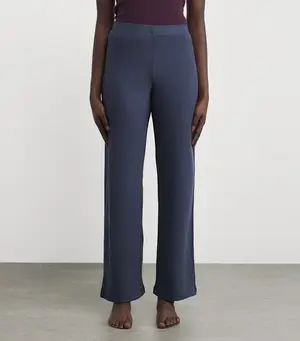 LESET Lauren Wide-leg Lounge Trousers