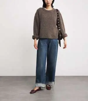 FRAME The Loose Wide Leg Jeans