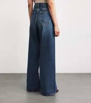 FRAME The Loose Wide Leg Jeans