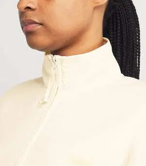 SKIMS Cropped Fleece Zip-up Jacket