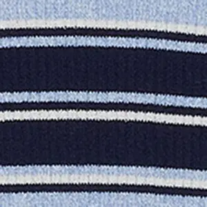 Max & Co. Rib-knit Stripe Polo Sweater - Blue