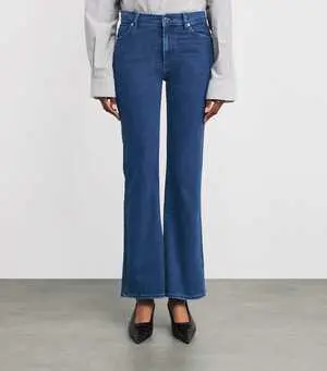 FRAME The Icon Flared Jeans - Navy