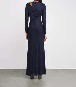 SELF-PORTRAIT Embellished Cut-out Maxi Dress