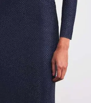 SELF-PORTRAIT Embellished Cut-out Maxi Dress