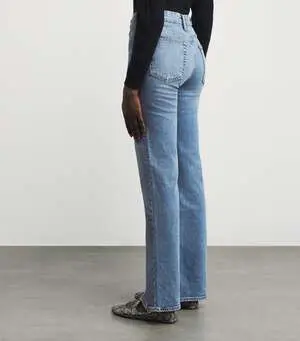 FRAME The Pixie Arrow Bootcut Jeans - Blue