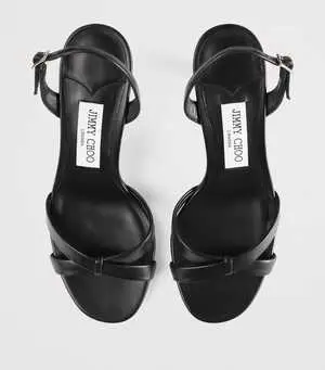 JIMMY CHOO Elsy 70 Heeled Sandals - Black