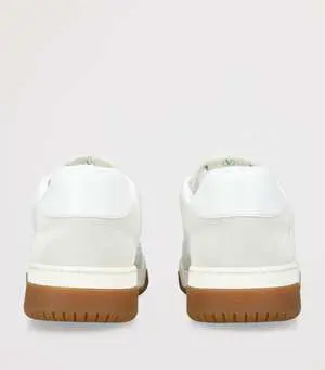 Valentino Garavani Leather-suede Sparry Sneakers - White