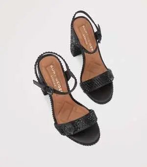 Kurt Geiger Embellished Langley Heeled Sandals