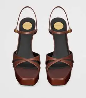 Saint Laurent Debbie Platform Sandals 85